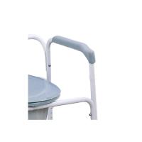 China Lightweight Steel Commode Toilet Chair With Bucket for sale