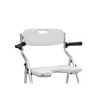 China Toilet Transfer Commode Adjustable Hospital Bath Chair For Elderly for sale