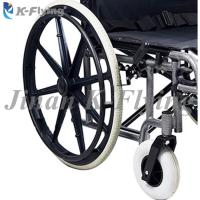 China Steel Medical Rehabilitation Equipment Adult Disabled Folding Manual Wheelchair for sale