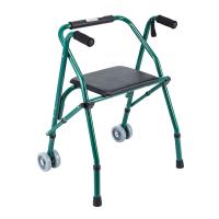 China Aluminum Alloy Medical Foldable Mobility Walking Aids With Wheels for sale