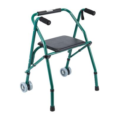 China Aluminum Alloy Medical Foldable Mobility Walking Aids With Wheels for sale