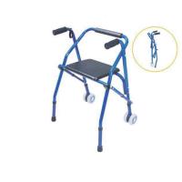 China Aluminum Alloy Medical Foldable Mobility Walking Aids With Wheels for sale
