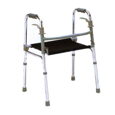 China Mobility Walking Aids Foldable Rollator Walker Aluminum Alloy Frame for sale