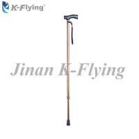 China Aluminum Alloy Medical Rehabilitation Equipment Disabled Elderly Single Crutch Walking for sale