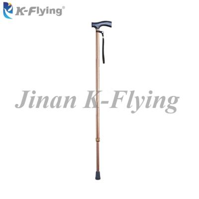 China Aluminum Alloy Medical Rehabilitation Equipment Disabled Elderly Single Crutch Walking for sale