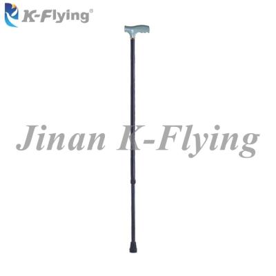 China Wooden Handle Height Adjustable Aluminum Disabled Walking Cane for sale