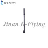 China Wooden Handle Height Adjustable Aluminum Disabled Walking Cane for sale