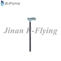 China Wooden Handle Height Adjustable Aluminum Disabled Walking Cane for sale