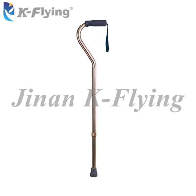 China Aluminum Round Handle Walking Stick For Elders Disabled for sale