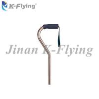 China Aluminum Round Handle Walking Stick For Elders Disabled for sale