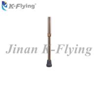 China Aluminum Round Handle Walking Stick For Elders Disabled for sale