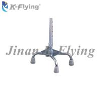 China Aluminum Four Point Base Stable Walking Stick Old Man Elderly Stick For Walking for sale