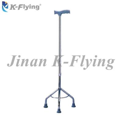 China 3 Point Base Metal Medical Rehabilitation Equipment Adjustable Walking Sticks Elderly for sale