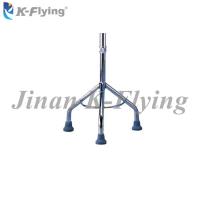 China 3 Point Base Metal Medical Rehabilitation Equipment Adjustable Walking Sticks Elderly for sale