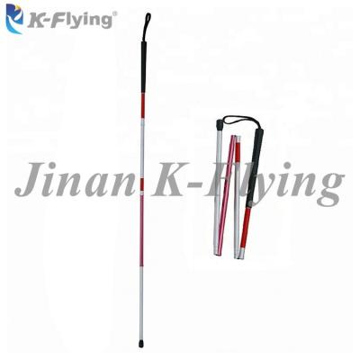 China Aluminum Medical Rehabilitation Equipment Foldable Assist Walking Blind Cane for sale