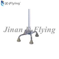China Metal Aluminum Stable Medical Rehabilitation Equipment Elderly Stick For Walking for sale