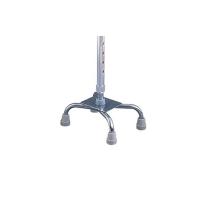 China Medical Steel Adjustable Height Four Leg Crutch For The Disabled for sale