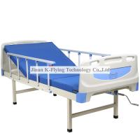 China Hospital ABS Single Crank Hospital Bed 1 Function Hospital Bed for sale