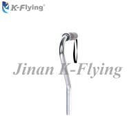 China EVA Handle Portable Aluminum Adult Walking Cane Stick Load 100kg for sale