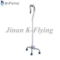 China EVA Handle Portable Aluminum Adult Walking Cane Stick Load 100kg for sale