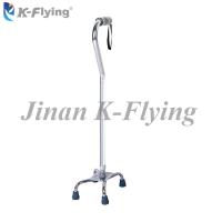 China EVA Handle Portable Aluminum Adult Walking Cane Stick Load 100kg for sale