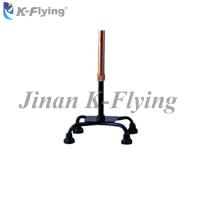 China Oxidized Bronze Aluminum Medical Rehabilitation Equipment Disabled Old People Cane for sale