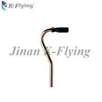 China Oxidized Bronze Aluminum Medical Rehabilitation Equipment Disabled Old People Cane for sale