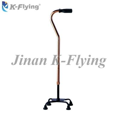 China Oxidized Bronze Aluminum Medical Rehabilitation Equipment Disabled Old People Cane for sale