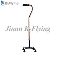 China Oxidized Bronze Aluminum Medical Rehabilitation Equipment Disabled Old People Cane for sale