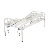 China Stainless Steel Clinic Ordinary Medical Bed 2 Crank Hospital Bed for sale