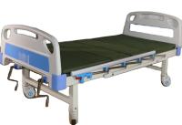 China Abs Headboard 2 Crank Adjustable Manual Nursing Bed for sale