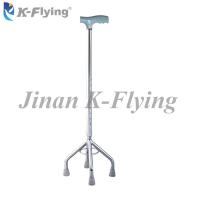 China Height Adjustable Anti Slip Durable Medical Rehabilitation Equipment Elderly Walking Cane for sale