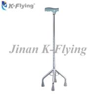 China Height Adjustable Anti Slip Durable Medical Rehabilitation Equipment Elderly Walking Cane for sale