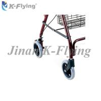 China High Strength Medical Rehabilitation Equipment Aluminum Rollator Walker For Elderly for sale