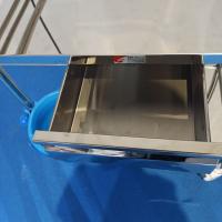 China Hospital Medical Trolley Cart 430 Stainless Steel Nursing Treatment for sale