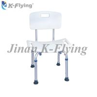 China Aluminum Elderly Disabled Folding Shower Seat Non Slip Adjustable for sale