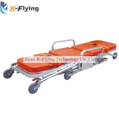 China Manual Transport Stretcher Chair Bed Aluminum Alloy Folding Ambulance for sale