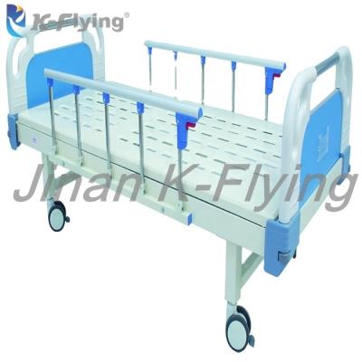 China Simple Design ABS Hospital Nursing Bed Steel Metal Movable Patinet Portable for sale