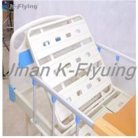 China Moving 2 Cranks ABS Bedhead Foldable Hospital Manual Nursing Bed for sale