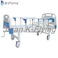 China ABS Steel 1 Crank Movable Patient Care Hospital Manual Nursing Bed for sale
