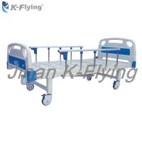 China Metal Cold Rolled Steel Movable Flat Hospital Patient Care Bed for sale