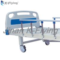 China Metal Cold Rolled Steel Movable Flat Hospital Patient Care Bed for sale