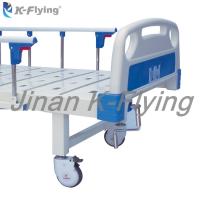 China Metal Cold Rolled Steel Movable Flat Hospital Patient Care Bed for sale