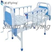 China Portable 2 Cranks Healthcare Hospital Patient Manual Nursing Bed for sale