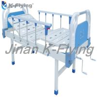 China Portable 2 Cranks Healthcare Hospital Patient Manual Nursing Bed for sale