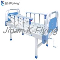 China ABS Steel 1 Crank Foldable Hospital Ward Manual Nursing Bed for sale