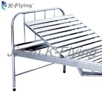 China Metal Stainless Steel Single Crank Folding Manual Medical Bed for Hospital for sale