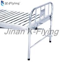 China Metal Stainless Steel Single Crank Folding Manual Medical Bed for Hospital for sale
