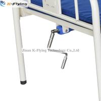 China Stainless Steel Headboard 1 Crank Cold Rolled Steel Hospital Nursing Bed for sale