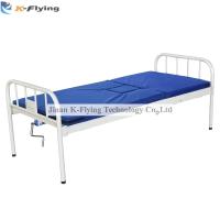 China Stainless Steel Headboard 1 Crank Cold Rolled Steel Hospital Nursing Bed for sale